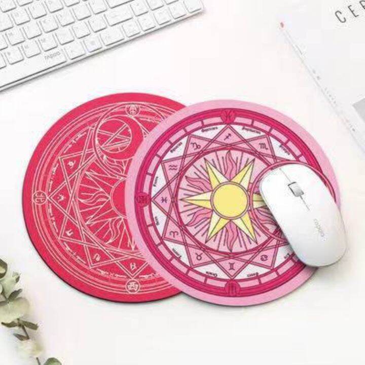 New Cartoon Art Design Mouse Pad Round Office Mice Pad | Lazada PH