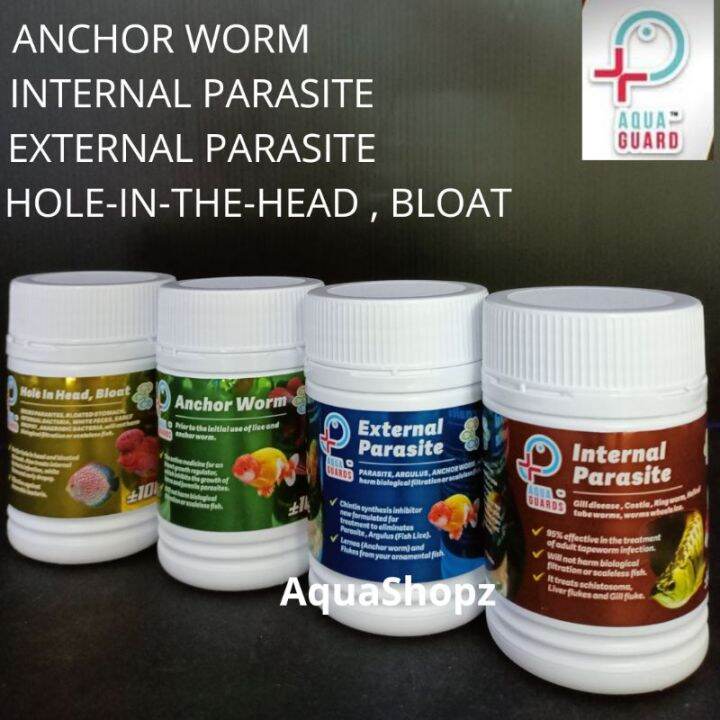 AQUA GUARD Anchor Worm Internal External Parasite Hole-in-the-head ...