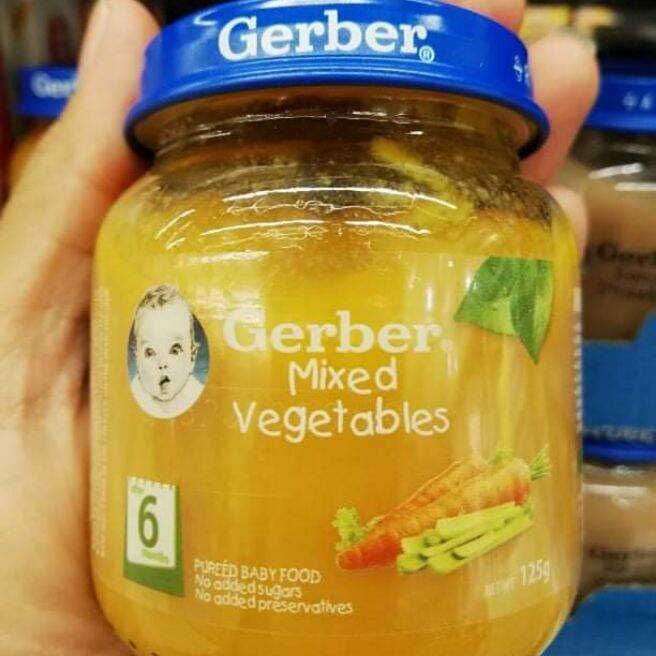GERBER MIXED VEGETABLES,Pureed BABY food 125g. | Lazada PH