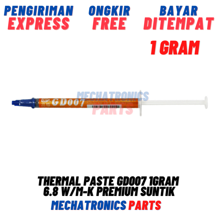 Thermal Paste GD007 1gram 6.8 w/m-k Premium Suntik Pasta Processor ...