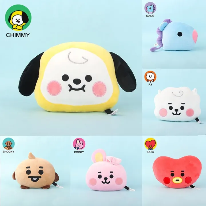 Cartoon Bt21 Plush Toy CHIMMY TATA COOKY RJ KOTA Kawaii Bts Stuffed Keychain Pillow Pendant ...