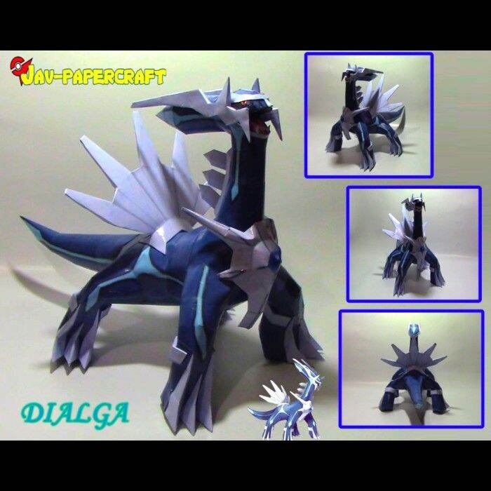 Pokemon Dialga Papercraft | Lazada Indonesia