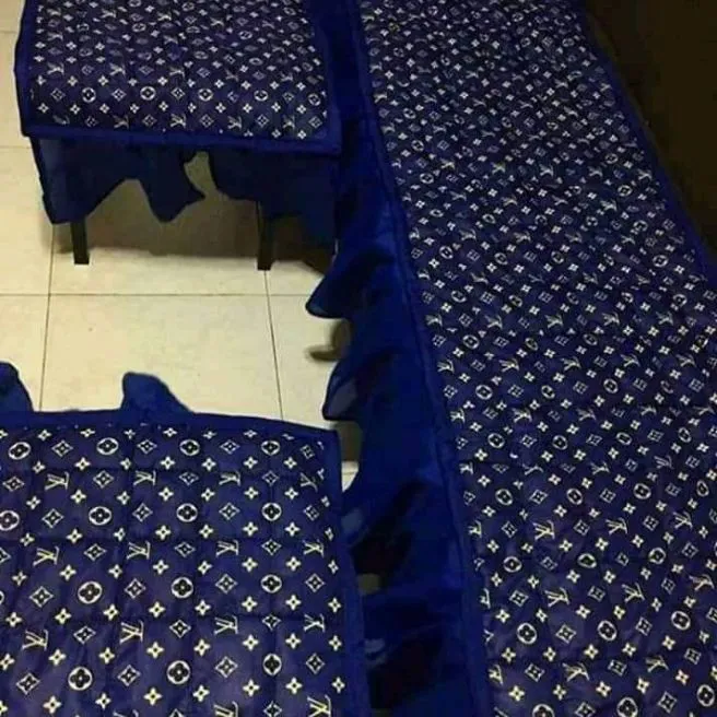 SAPIN SA UPUAN SET WITH LACE 3pcs 1 long 2sqr /SEAT COVER SET/ COVER SA ...