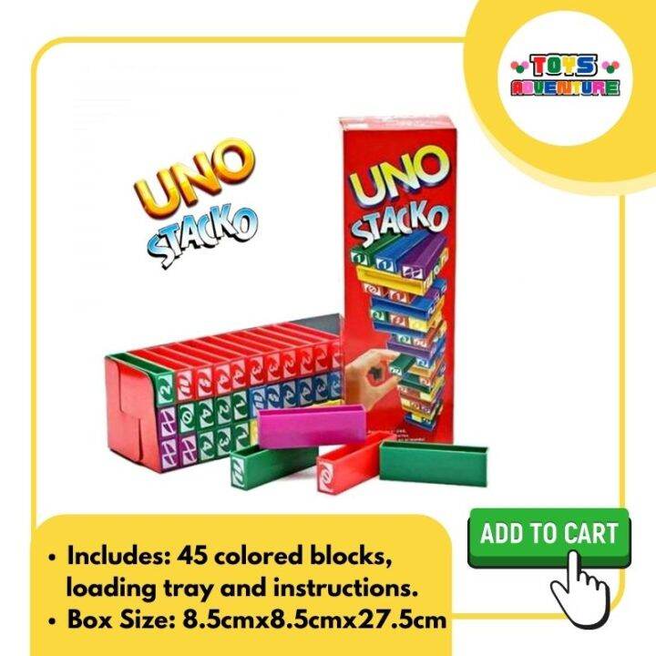 UNO Stacko Stacking Tower Kids Toys Online Various Educational Play ...