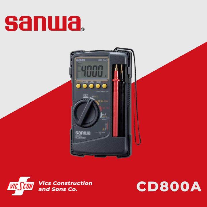 Sanwa Digital Multi-Tester CD800A | Lazada PH