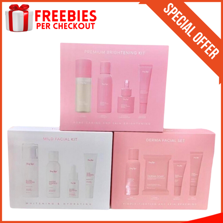 Fairy Skin Premium Brightening Kit | Derma Facial Set | Mild Facial Kit ...