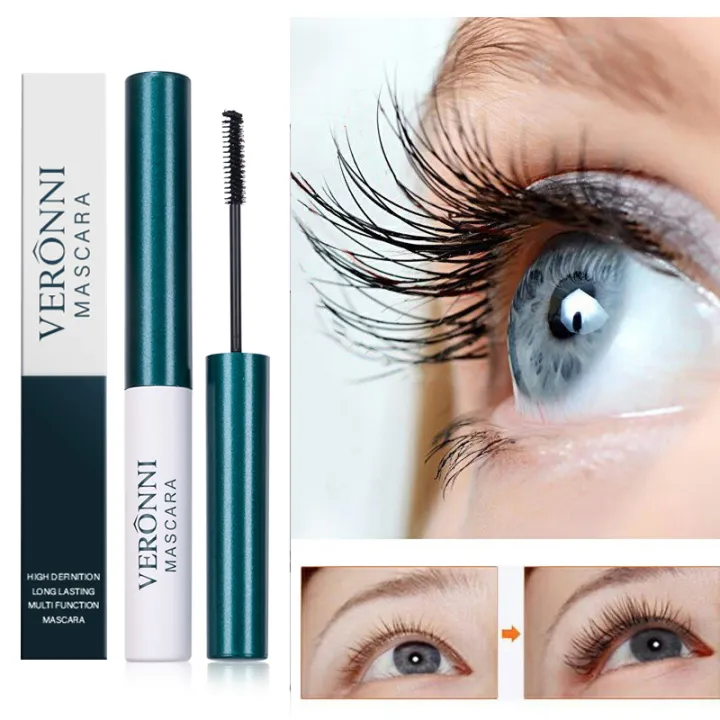 VERONNI มาสคาร่าแต่งหน้า4สีกันน้ำแห้งเร็วขนตางอนยาว Volum-Express Eye ...