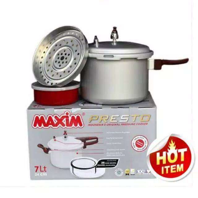 C0D Maxim presto atau Pressure Cooker 7 liter / PRESTO MAXIM 7 LITER ...