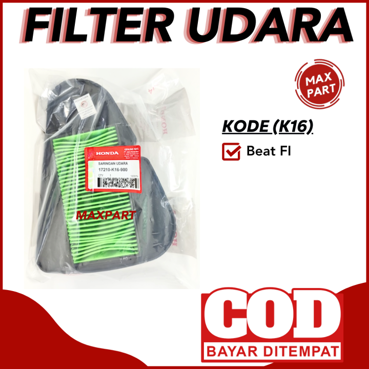 MAXPARTS FILTER UDARA BEAT FI K16 | Lazada Indonesia