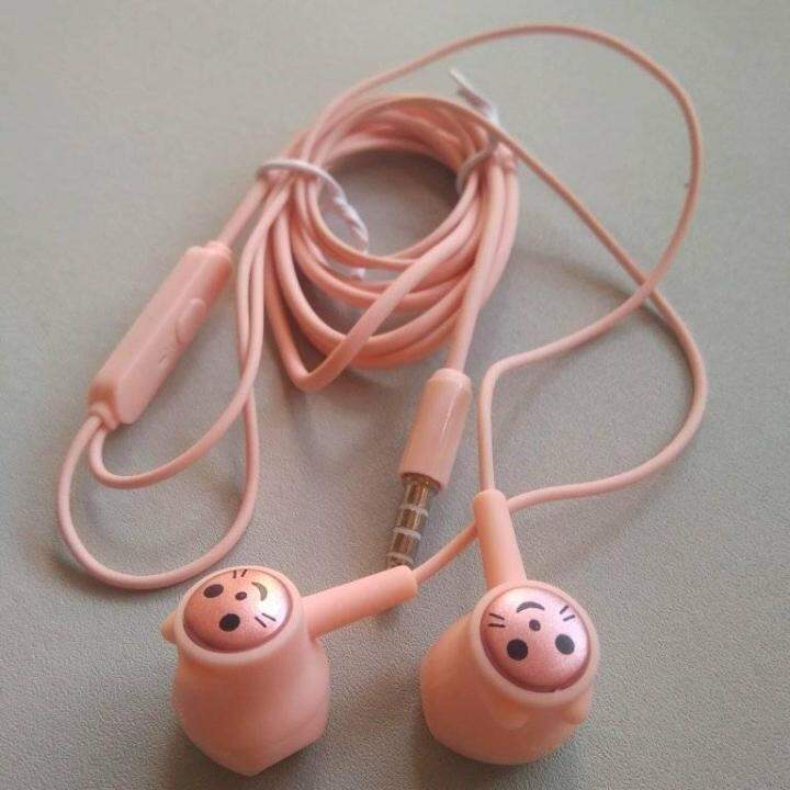 Earphone Headset Macaron U49 Karakter Lucu Extra Bass | Lazada Indonesia
