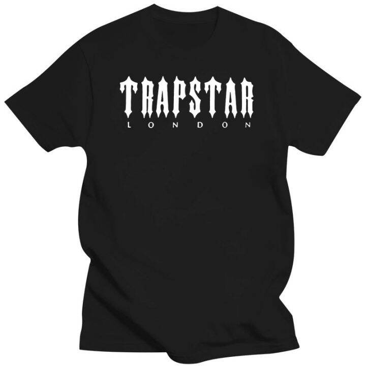 บุรุษเสื้อผ้า Trapstar London Logo เสื้อยืด S-5XL ผ้าฝ้ายผู้ชายฤดูร้อน ...