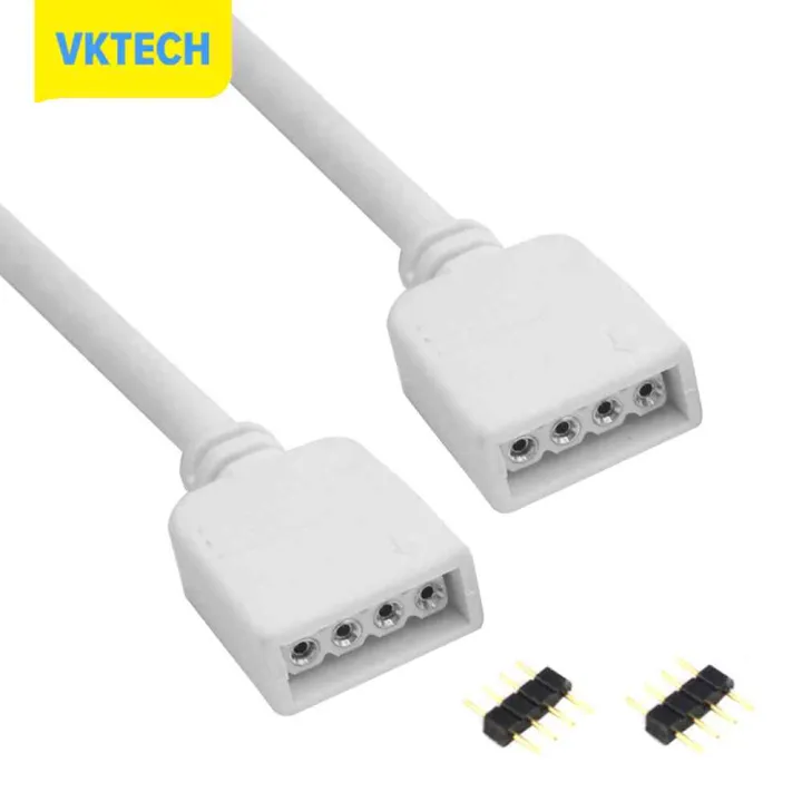 [Vktech] LED Light Strip Extender Wire RGB 4Pin/5Pin Lamp Bar Extension ...