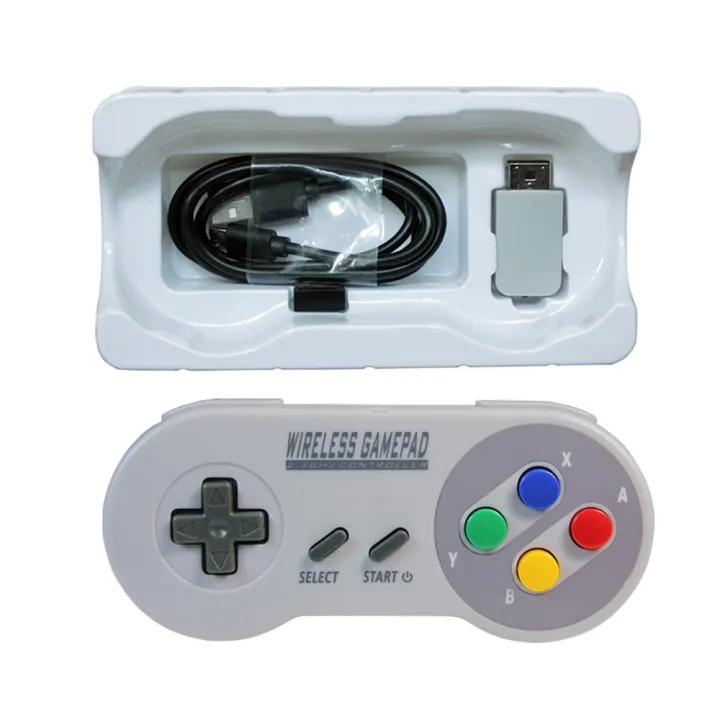 1Pcs of 2.4GHz Wireless Gamepad Controller for Super Nintendo NES ...