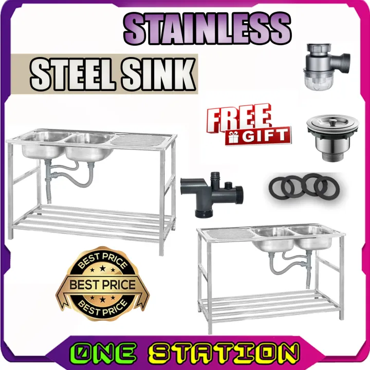 Kitchen Organizer Stainless Steel Sink Dish Rack Stainless Steel Sinki ...
