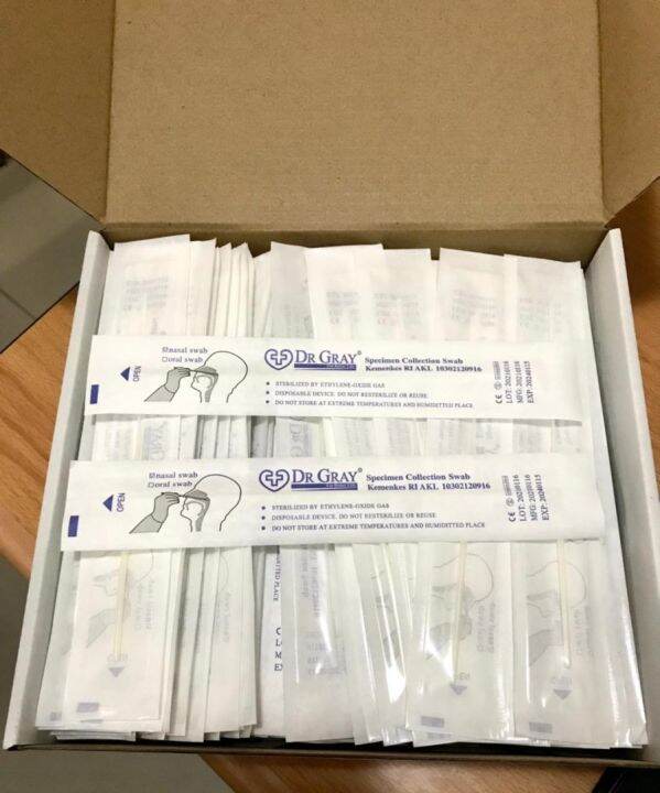 VTM Transport Swab Flocked Steril Nasal/Nasofaring Oral/Orofaring ...