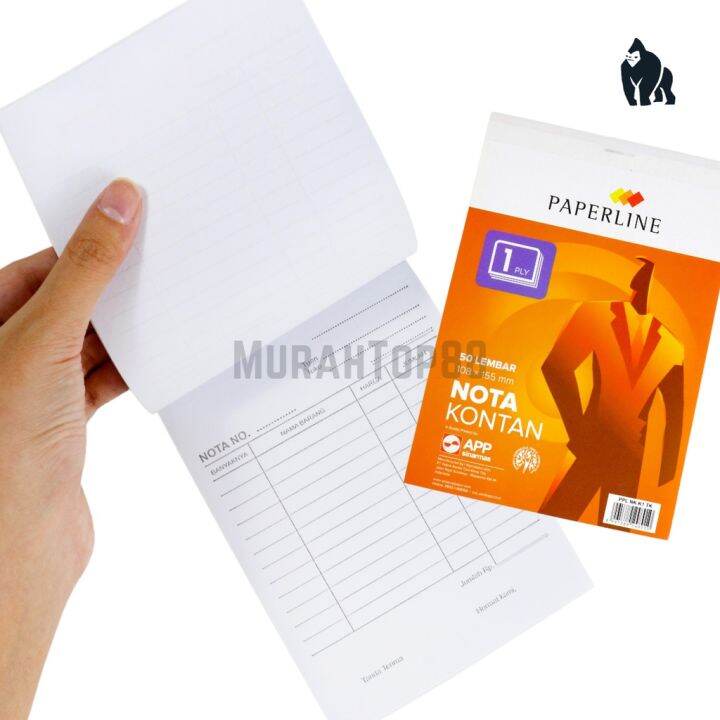 Buku Nota Kontan 1 Ply Paperline / Bon Kecil Rangkap 1 [PER PCS ...