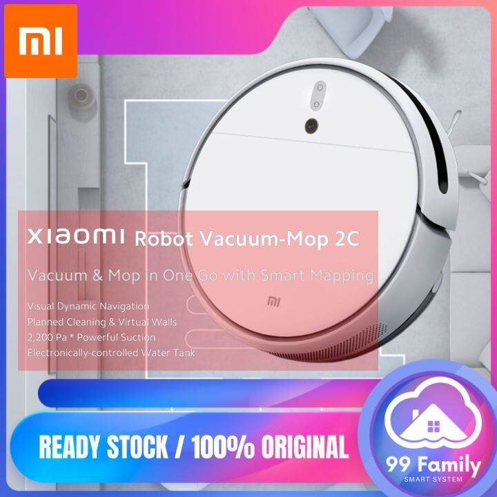 Global Version Mijia 2C Robot Vacuum Cleaner Automatic Sweeping Smart ...