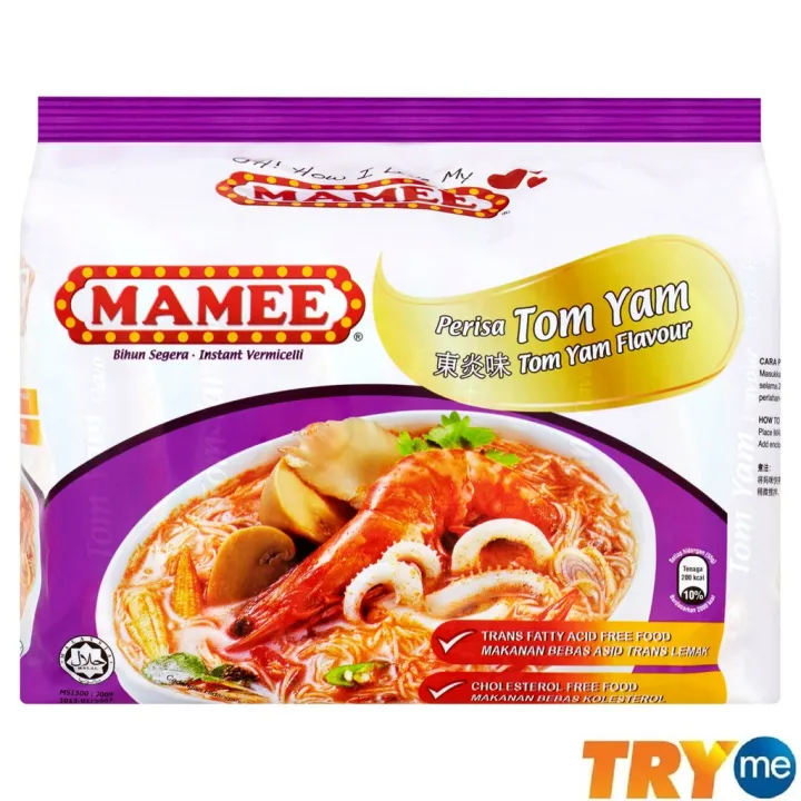 Mamee Instant Vermicelli / Bihun Tom Yam (55g x 5's) | Lazada