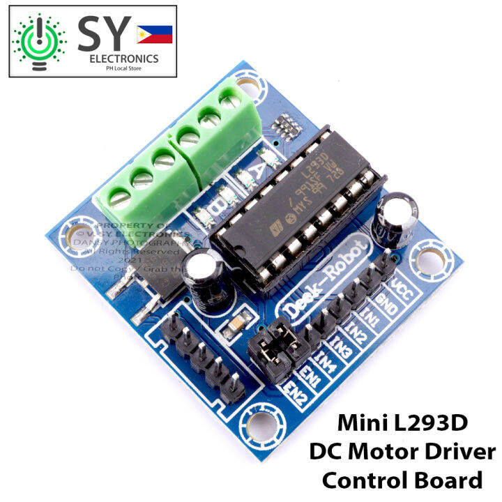 Mini L293D 4.5V to 25V 1.2A DC Motor Driver Module Control Controller ...
