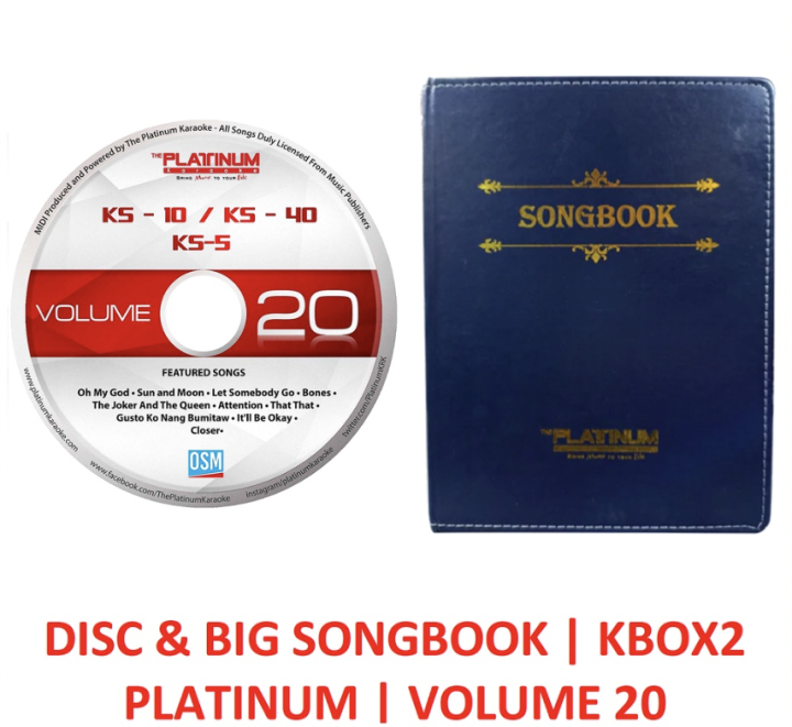 platinum ks40/kbox2 songbook Volume 20 latest update September 2022 ...