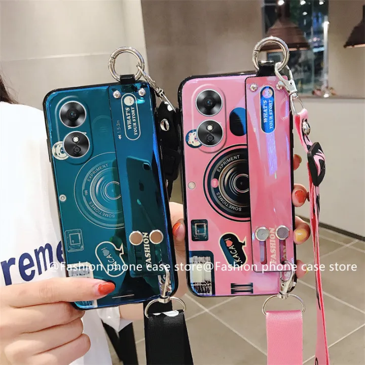 Phone Case OPPO A17 A77s A17k Fashion Blu-ray Camera Pattern Casing ...
