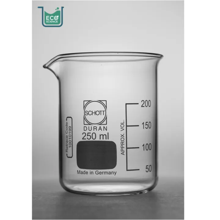 DURAN® Beaker low form 100ml with spout | Lazada