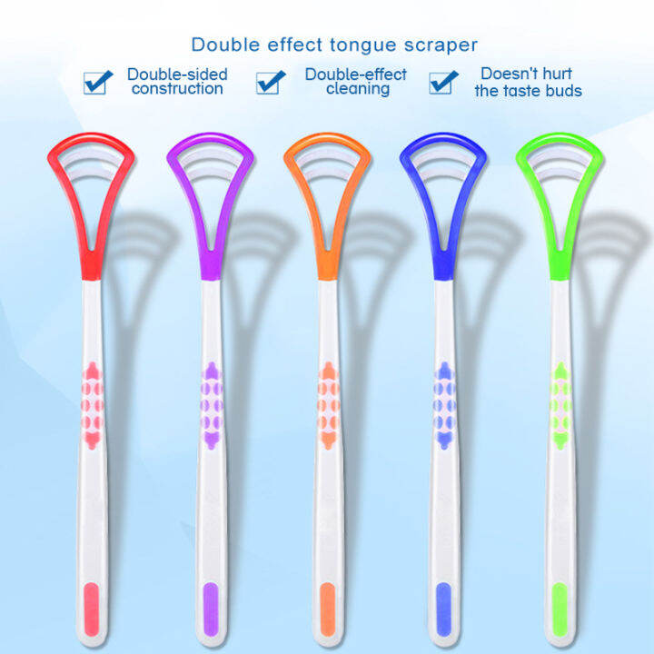 Denise Tongue Cleaner Plastic Scraper Tounge Oral Mouth Hygiene Dental ...