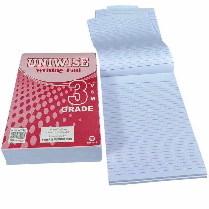 Tsubibo 10 Pads / 1 Ream Grade 3 Writing Pad Paper School Supplies ...