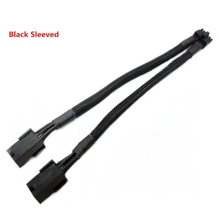 20Cm Mini 12Pin To Dual 6Pin GPU PCIE Splitter Graphics Card Power ...