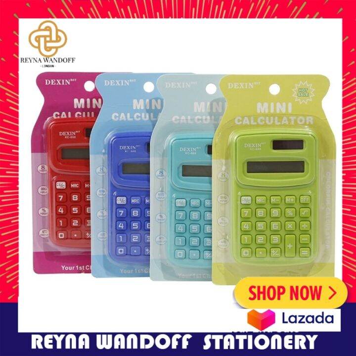 Mini Portable Calculator Candy Neon Colours | Lazada