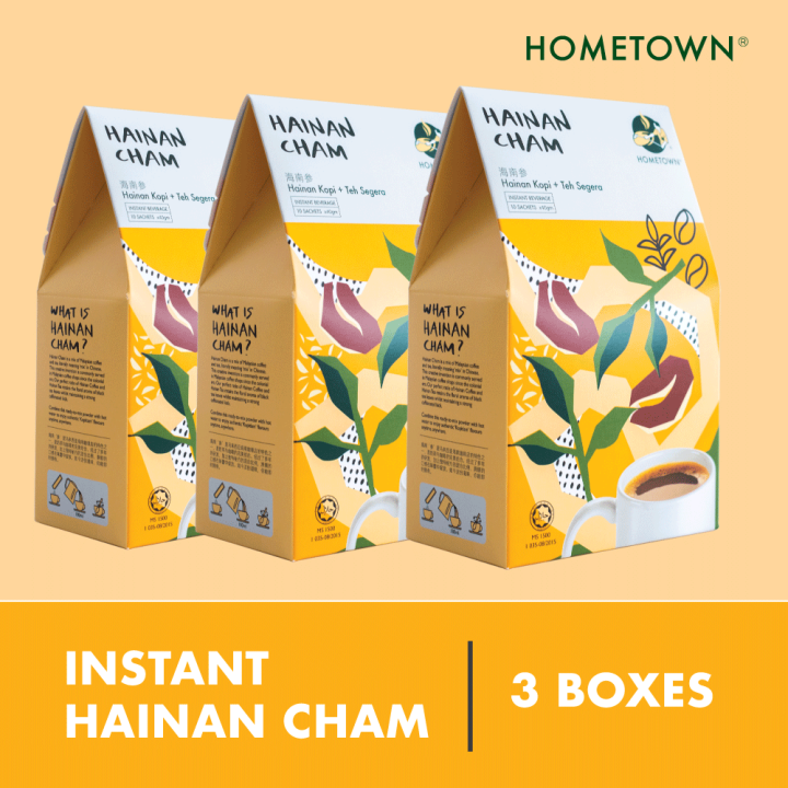 [3 PACKS BUNDLE] Hometown Premium Instant Hainan Cham | Lazada