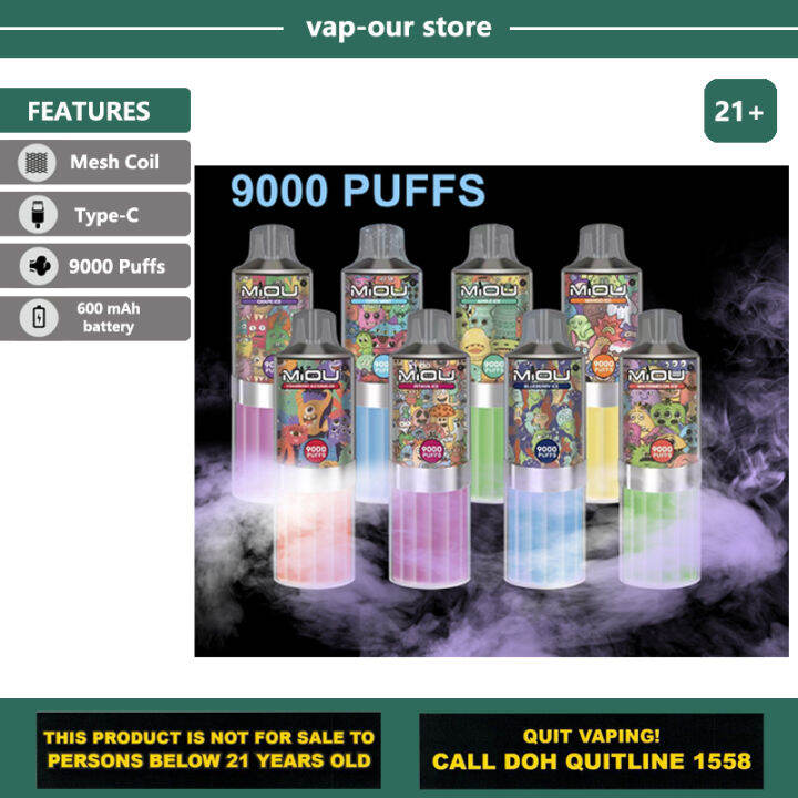 Disposable 9000 puffs 9K puffs 5% INC P.O.D KING 9000 PUFFS LED ...