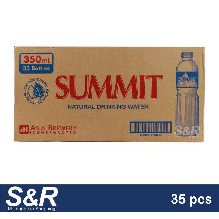 Summit Natural Drinking Water (350mL x 35pcs) | Lazada PH