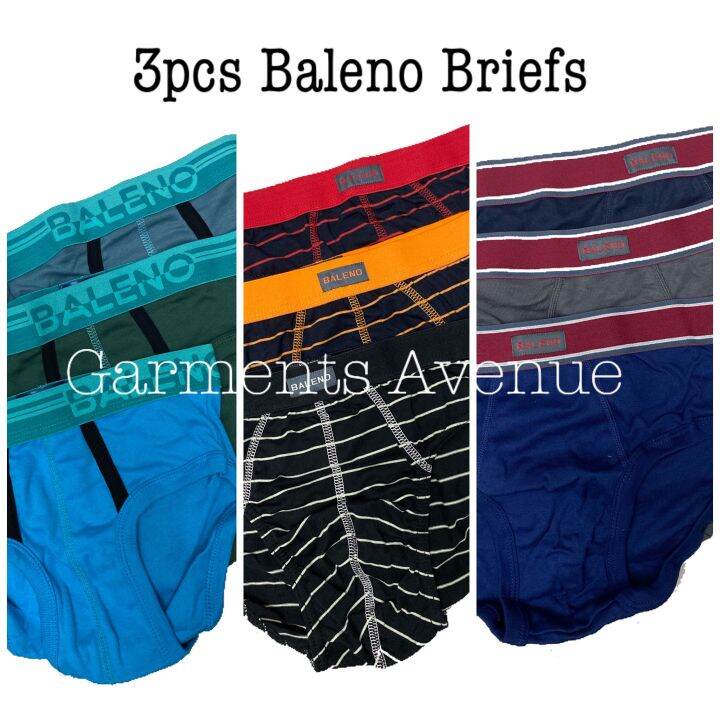 BALENO BRIEFS - 3 in 1 - assorted colors | Lazada PH