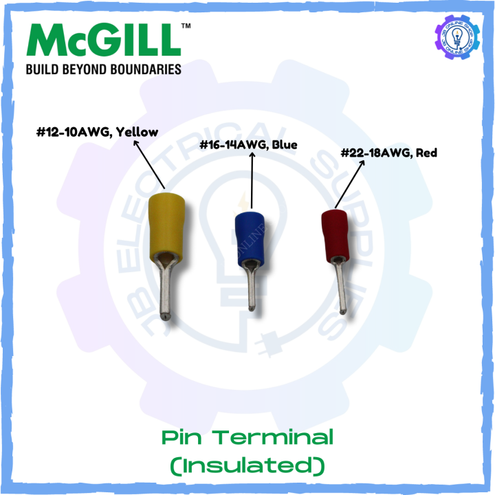 McGILL Pin Terminal Insulated | Lazada PH