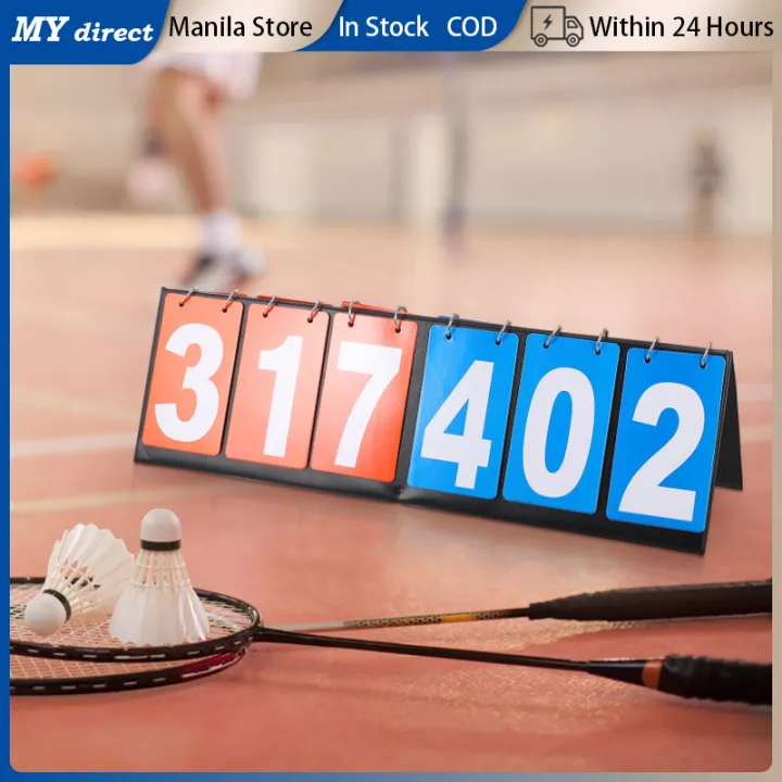 6 Digital Tabletop Scoreboard Multi Digits Score Keeper for Indoor ...