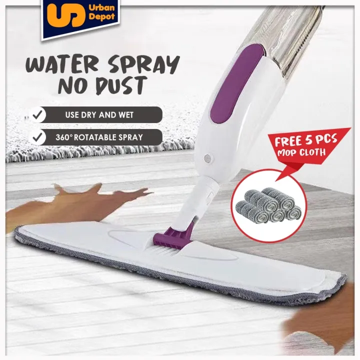 Hands-free mop Spray mop Flat mop Wet and dryLazy MopDust MopsRotating ...