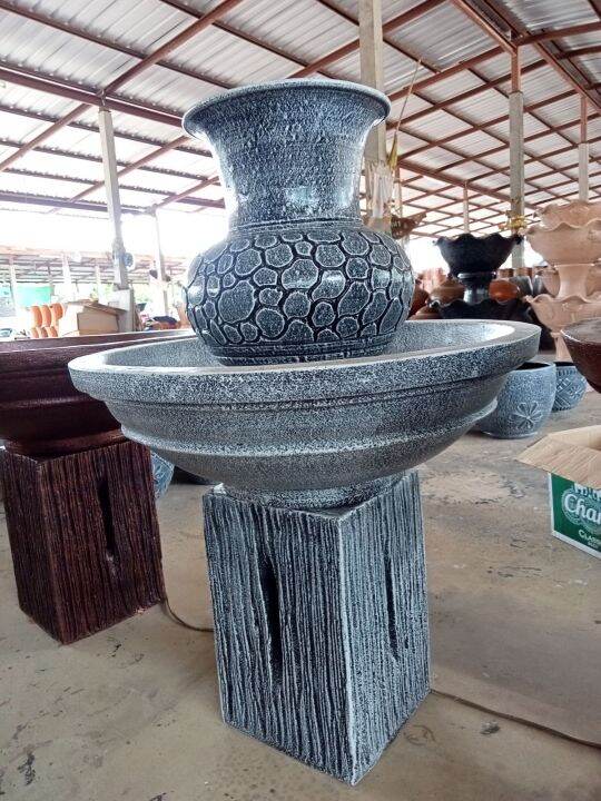 D154-60 ชุดอ่างน้ำพุด P-2 💥ได้ครบชุด ได้แจกัน +อ่าง 60 ซม +ขาตั้ง 💥ฟรี ...