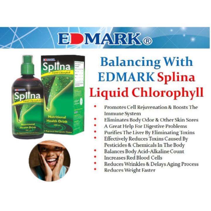 Edmark Splina Liquid Chlorophyll 500ml | Lazada PH