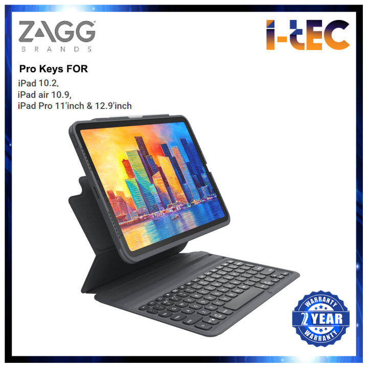 ZAGG Pro Keys Wireless Keyboard Detachable Case | Lazada