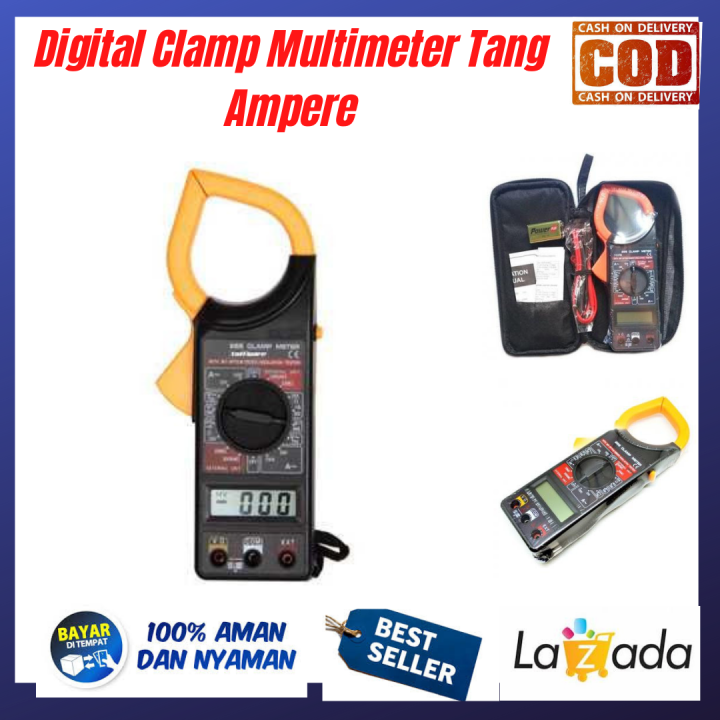 Barang COD - Digital Clamp Multimeter Tang Ampere - DT266 Tang Ampere ...