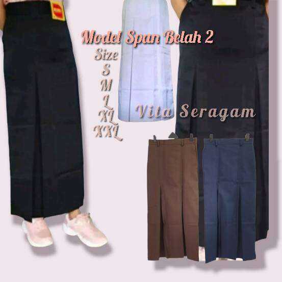 Rok Span 2 / Rok Span Model Rempel 2 Bisa Buat Kerja Hitam Abu Biru ...