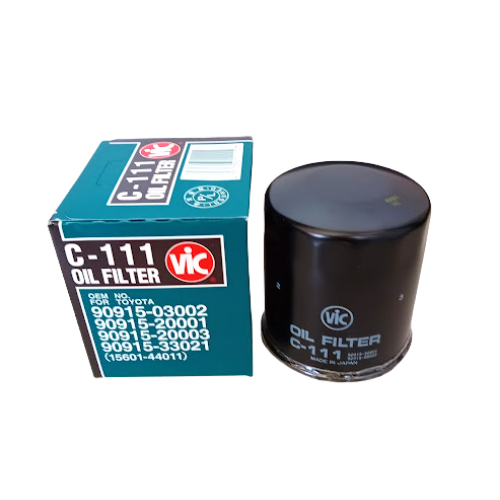 Engine Oil Filter Vic C-111 for Toyota Innova, Fortuner, Hilux, Hiace ...