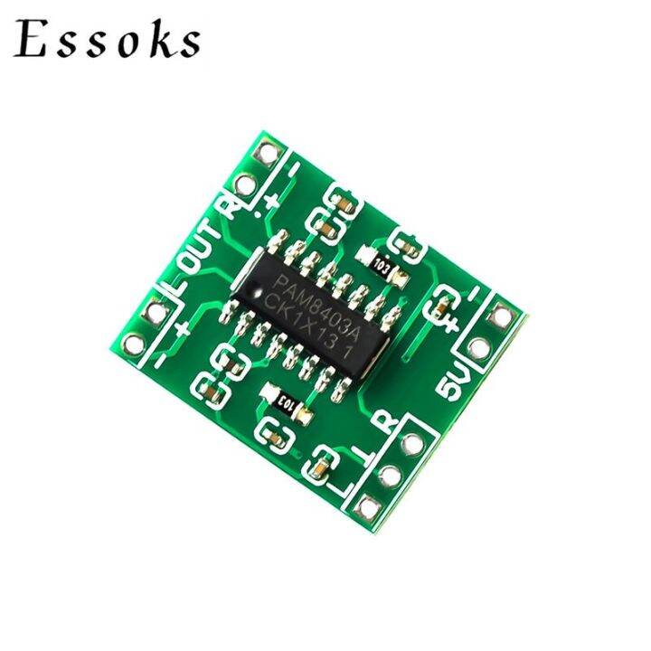 2.5V ถึง 5V มินิ PAM8403 Power Amplifier Board 2 ช่อง 3W Class D Audio ...