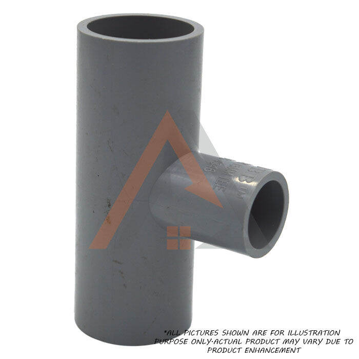 PVC Fitting Reducing Tee Pipe Connector Penyambung Paip 1/2 INCH (15MM) - 2 INCH (50MM) | Lazada