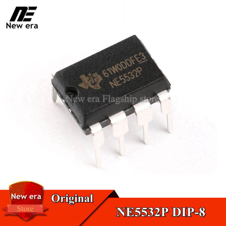 10Pcs Original NE5532P DIP8 NE5532 DIP-8 Dual operation amplifier / low noise IC Ordinary and ...