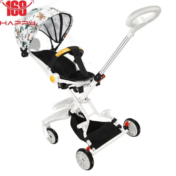 NO.1 rotatable 360° baby stroller one-button folding seat and reclining ...