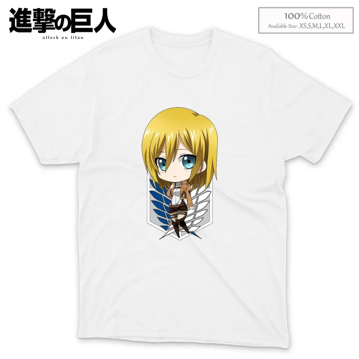 Attack on Titan Historia Reiss Chibi High Quality Shirt (AO7) | Lazada PH