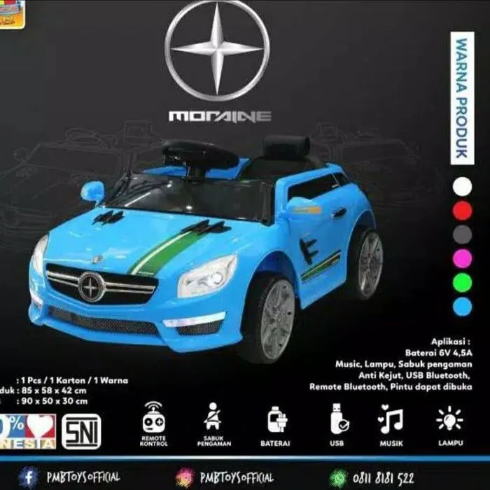 MOBIL AKI ANAK MAINAN BISA DI NAIKI MANUAL DAN PAKAI REMOTE | Lazada ...