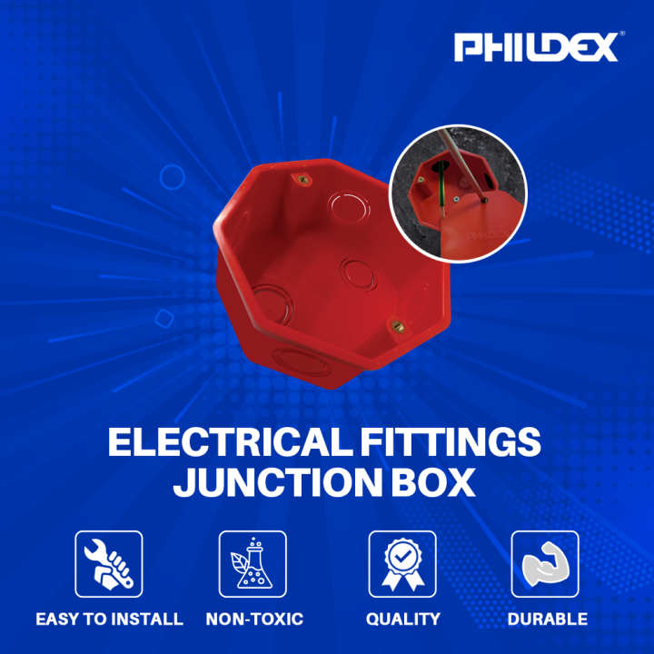PHILDEX Electrical Fittings Junction Box | Lazada PH